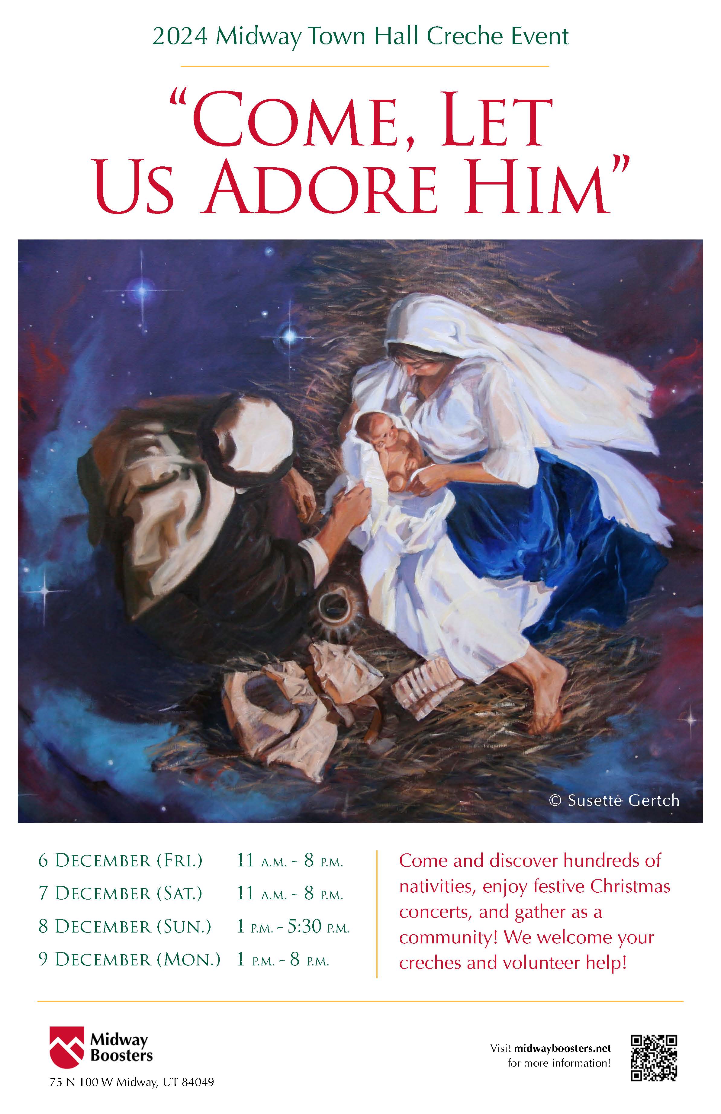 Midway Town Hall Creche Event - City of Midway